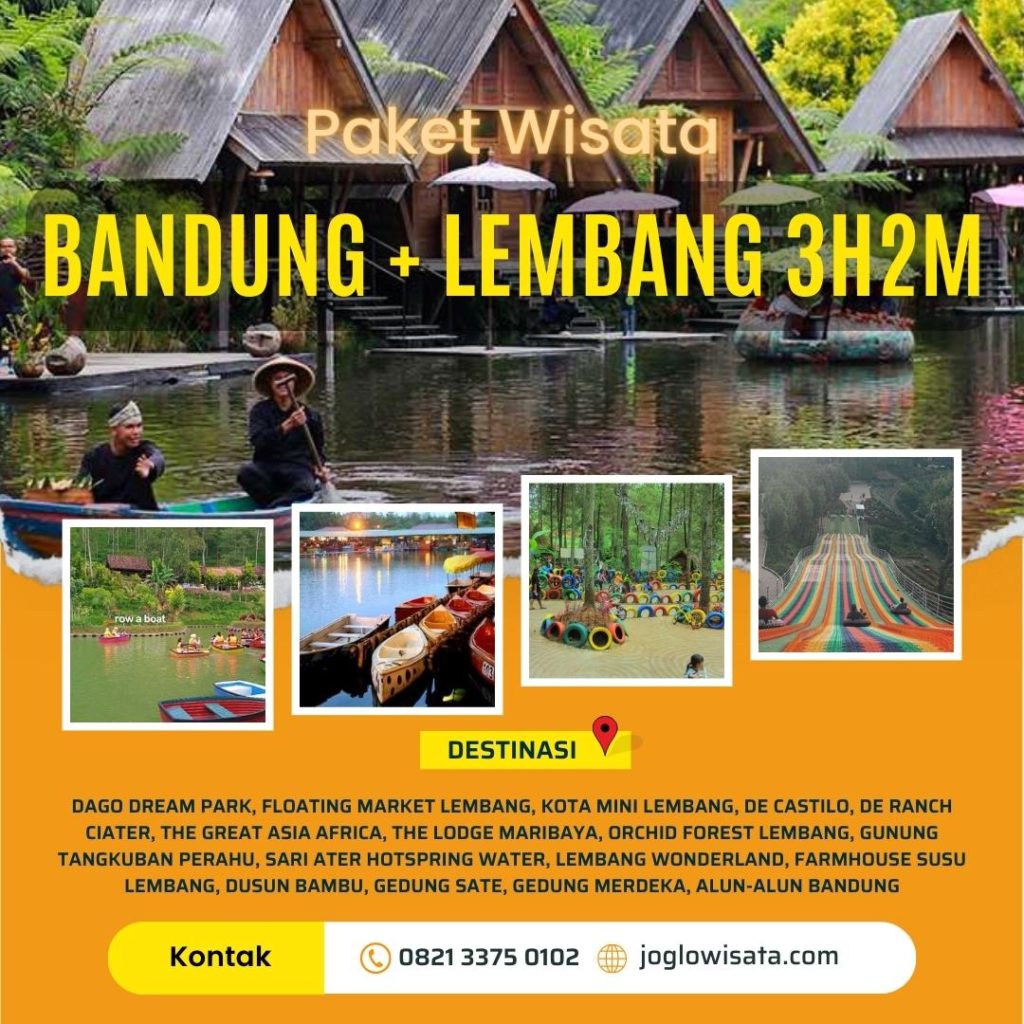 15 Tempat wisata di Bandung Rasa Luar Negeri | Joglo Wisata