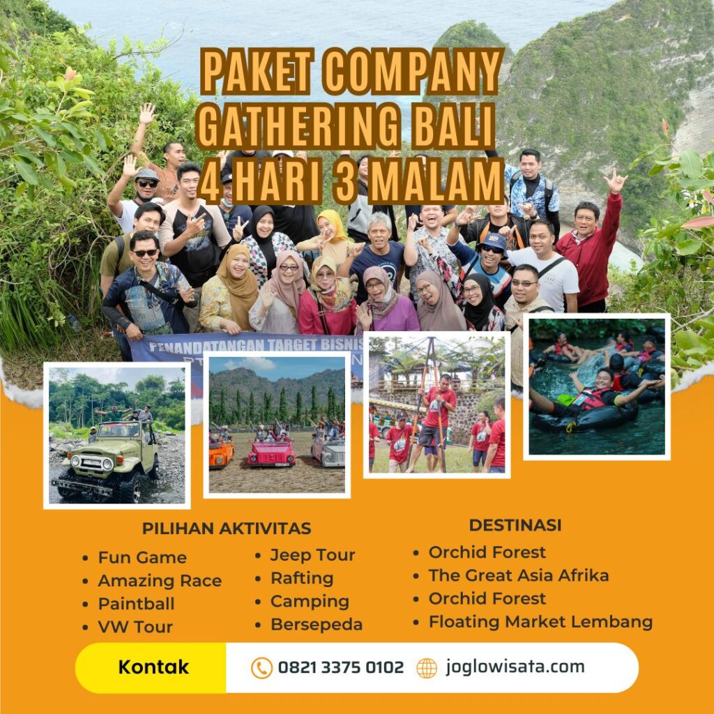 7 Ide Outing Kantor Anti Boring | Joglo Wisata